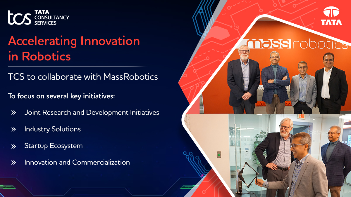 TCS collaborates with MassRobotics in North America to accelerate ...