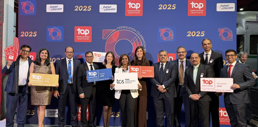 TCS named Global Top Employer for 2025, achieves new milestone with enterprise-wide Top Employer ...