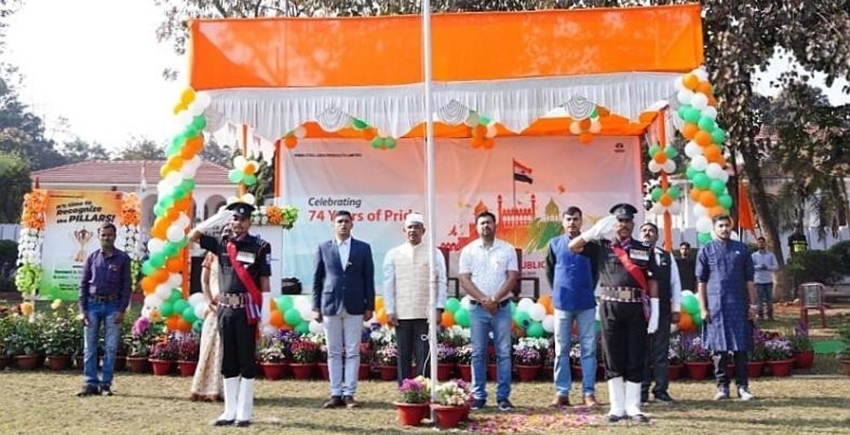 Republic Day celebrations at Tata Steel Long Products