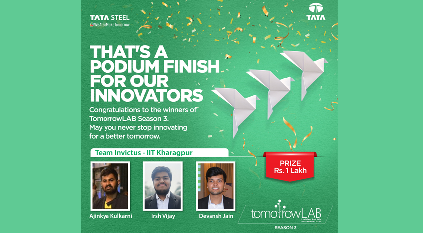 Tata Steel announces the winners of the third edition of its ...